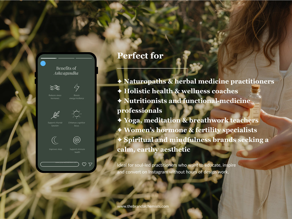 Mother Earth Naturopath & Herbalist Instagram Canva Templates – The ...